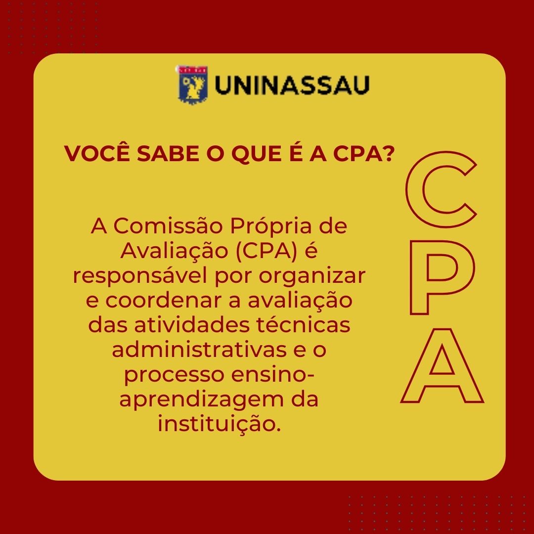 SAIBA O QUE É A CPA | Blog dos cursos UNINASSAU