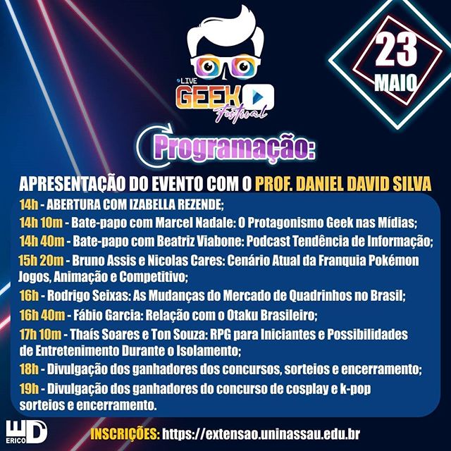 Geek festival bate recorde de participação | Blog dos cursos UNINASSAU