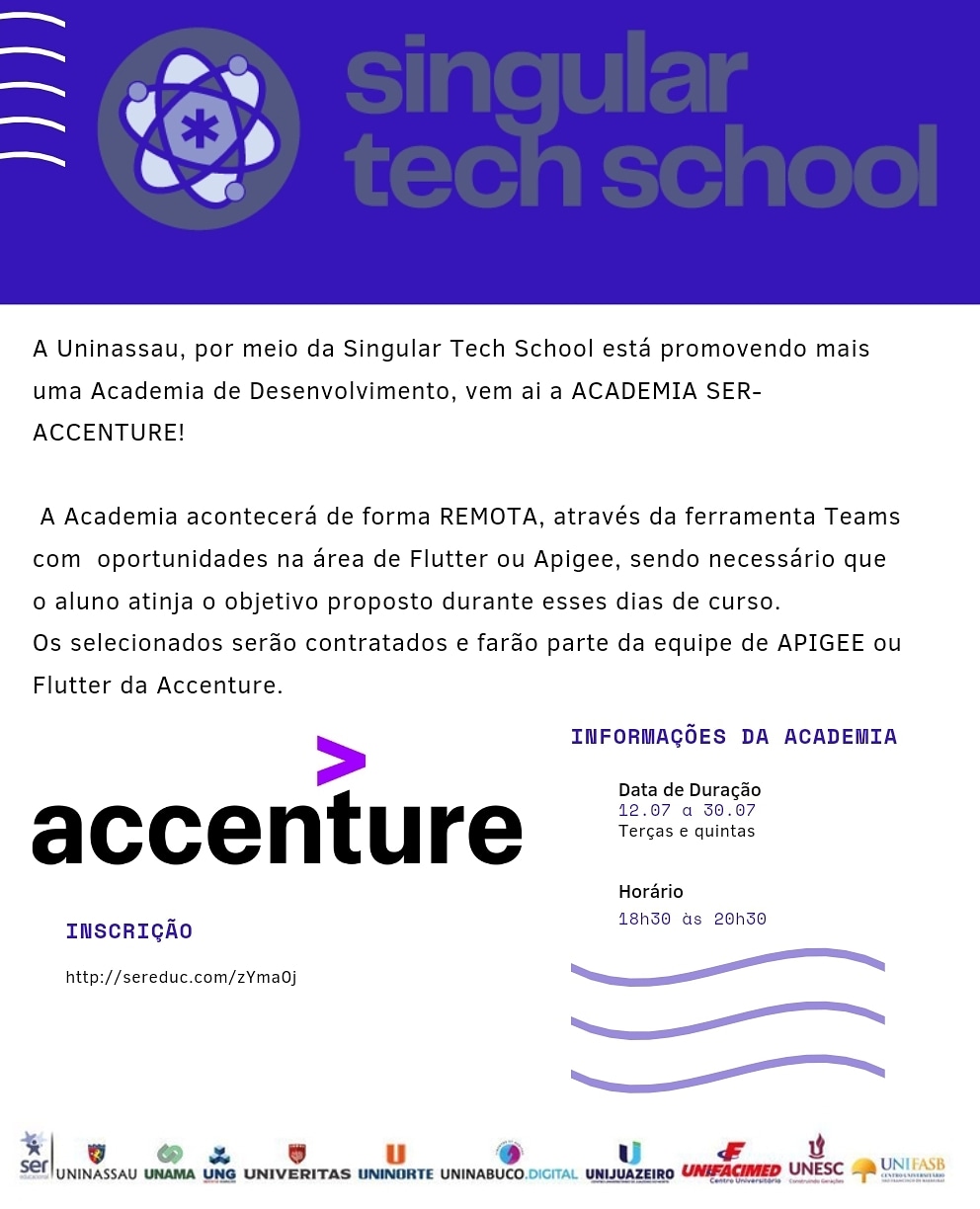 Conheça a academia SER-ACCENTURE! | Blog dos cursos UNINASSAU